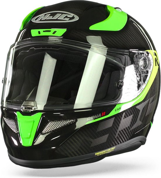 HJC RPHA 11 Carbon Bleer Zwart Groen Integraalhelm XXL | bol.com