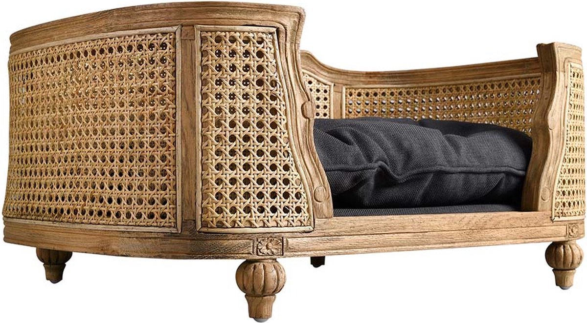 Lord Lou - Arthur Webbing Antraciet L - Luxe Hondenmand - Luxe ...