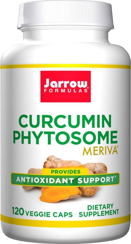 Curcumin Phytosome 120 capsules - kurkumafytosoom-fosfatidylcholine complex | Jarrow... | bol.com