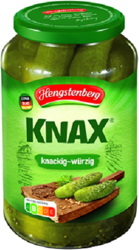 Hengstenberg augurken krokant en pittig - 2,65 l pot | bol