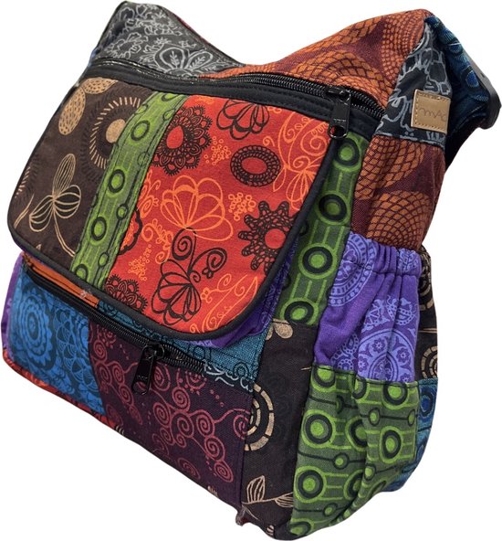 Macha Tas Indian Bohemian Hippie Patchwork Crossbody Schoudertas ...