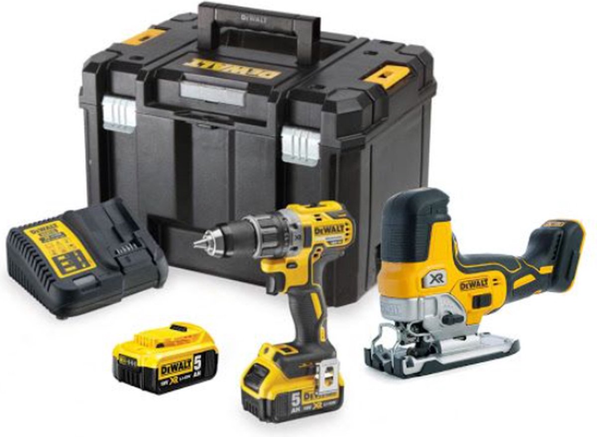 DeWALT DCK298P2T Ensemble combiné sans fil DCD791 Perceuse sans fil ...