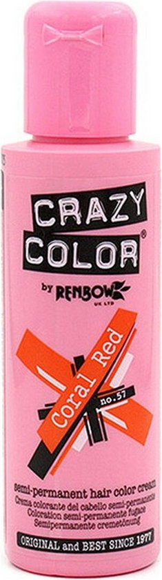 Crazy Color Coral red 100ml - Haarverf | bol.com