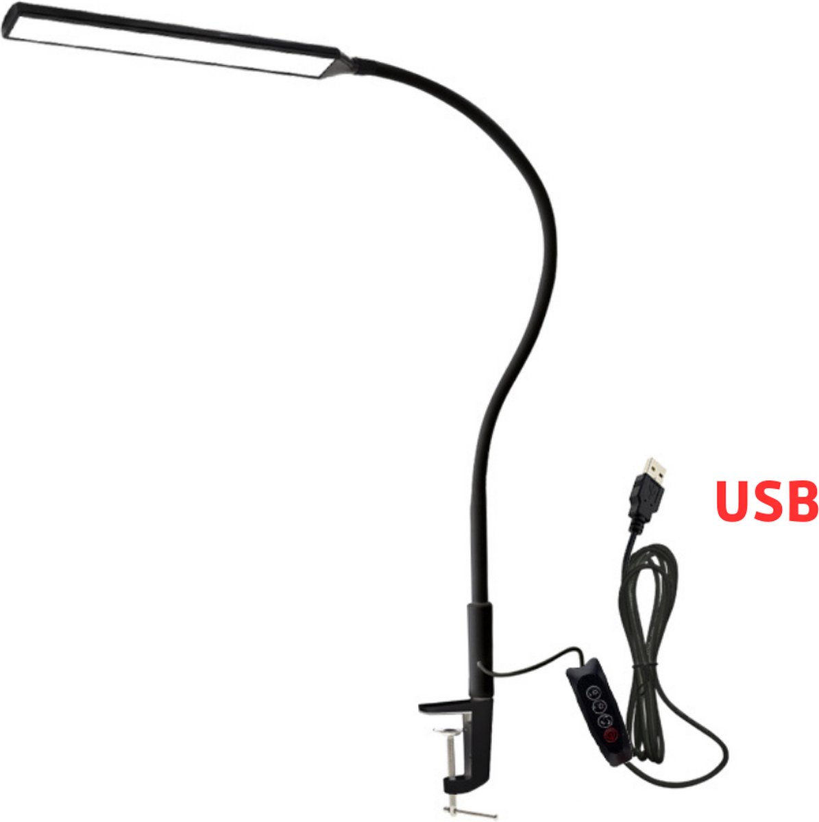 Bureaulamp Met Klem - Monitor Lamp - Bureaulamp LED Dimbaar ...