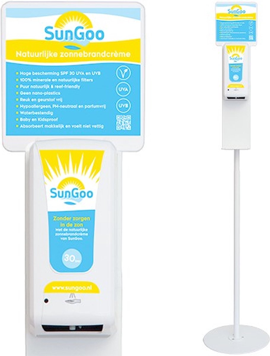 SunGoo standaard voor de SunGoo Pure & Natural Suncream dispenser | bol