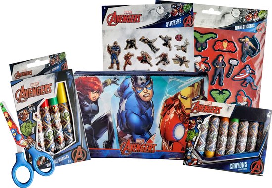 Marvel Avengers - knutselpakket - Schaar - Stickers - Stiften - Was ...
