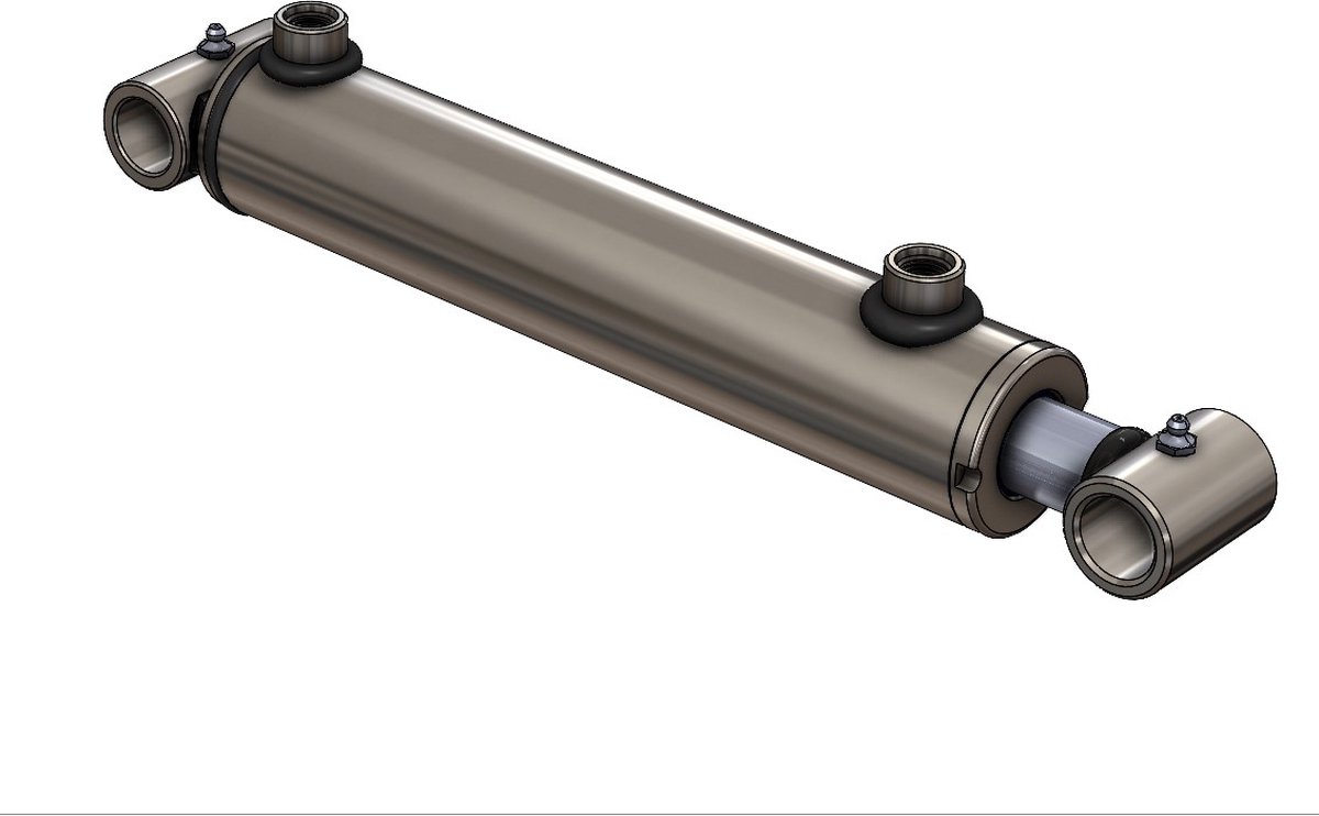 Dubbelwerkende Hydraulische Cilinder met Brede Bevestiging 1,5-2 - 2/22 ...