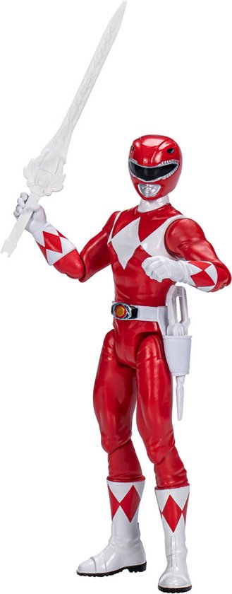 Figurine articulée Power Rangers Mighty Morphin Ranger rouge 15 cm ...