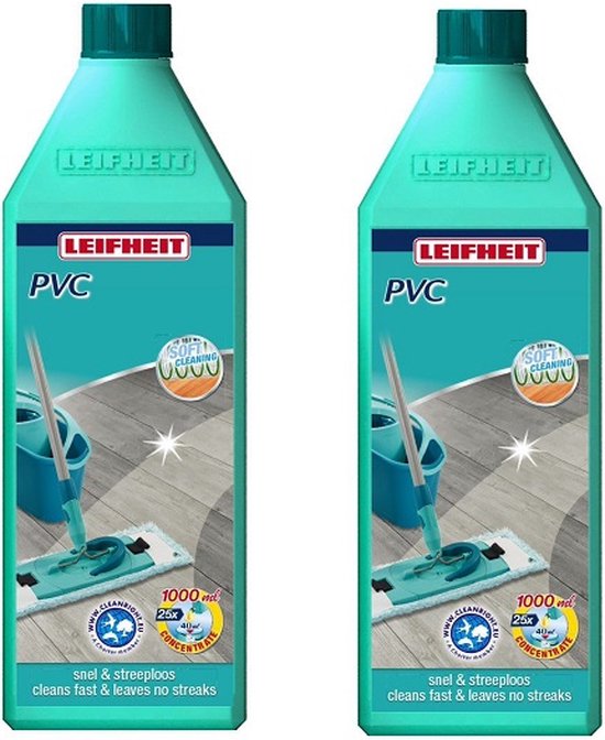 Leifheit Special Cleaning 707 PVC Reiniger 1L , Set van 2 | bol