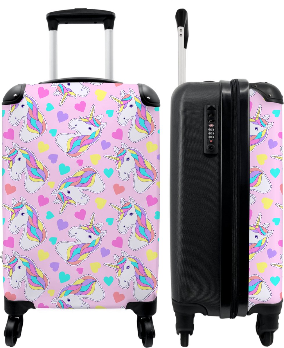 NoBoringSuitcases.com® Kinderkoffer - Koffer eenhoorn - Unicorn ...