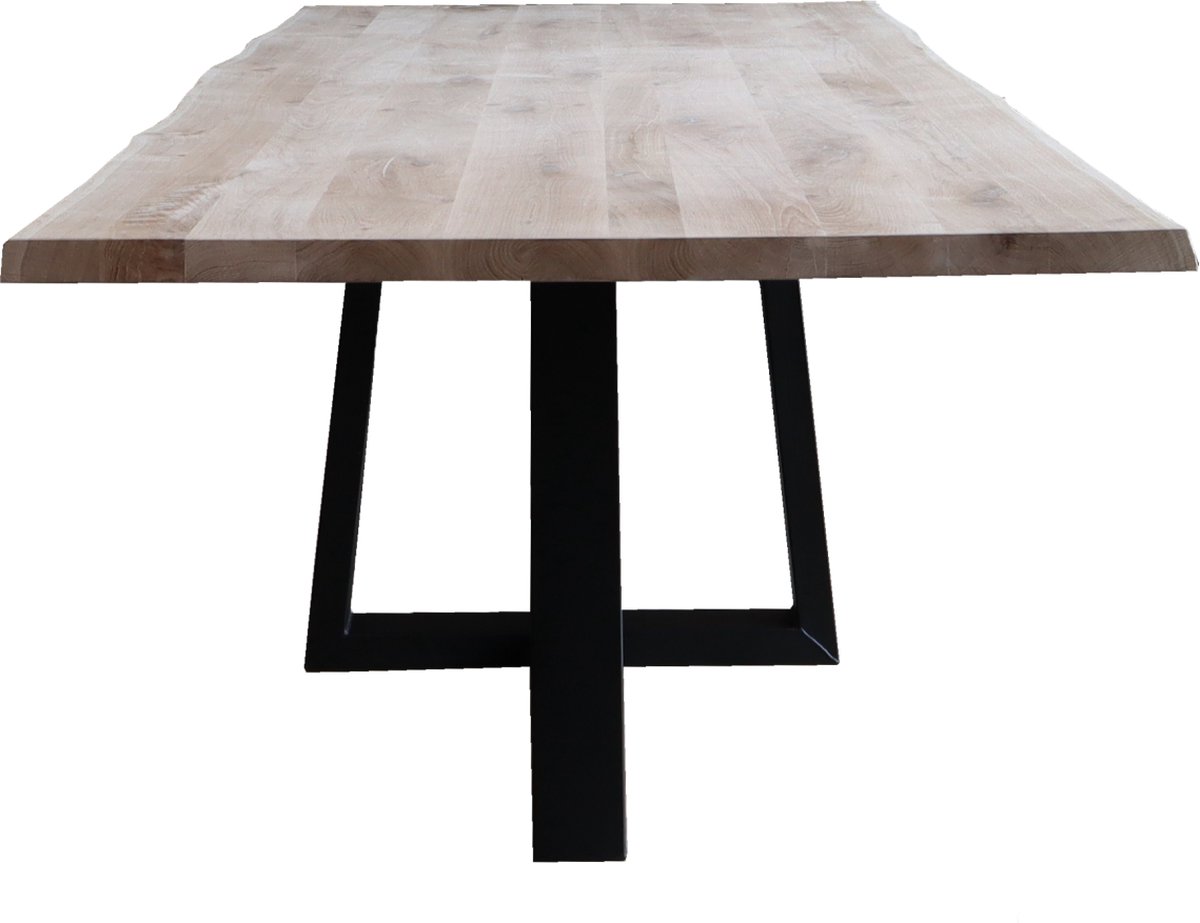 Old Inn - Table de salle à manger - Table tronc d'arbre - Industriel ...
