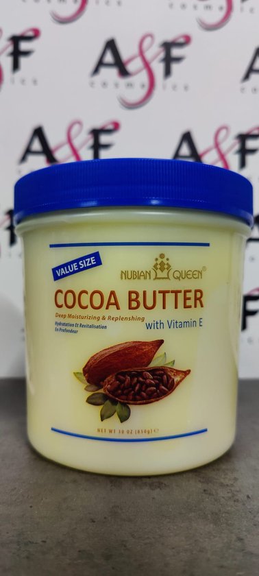 Nubian Queen Cocoa Butter with Vitamin E - 850g | bol