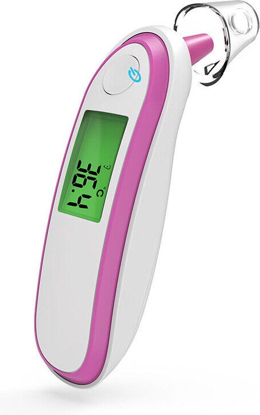 Safetemp 2 in 1 voorhoofd en oorthermometer - Roze Pink ...