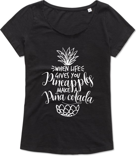 Dames - T-Shirt - Casual T-Shirt - Fun T-Shirt - Fun Tekst - Lifestyle ...