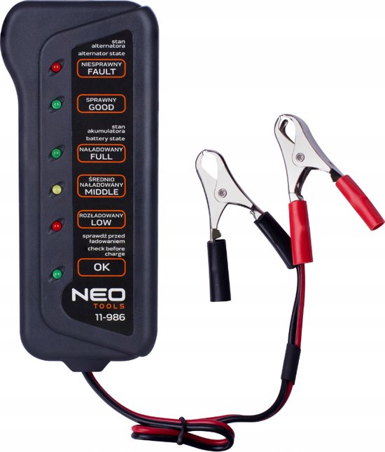 Accu / batterij tester - 12V - Universeel | bol