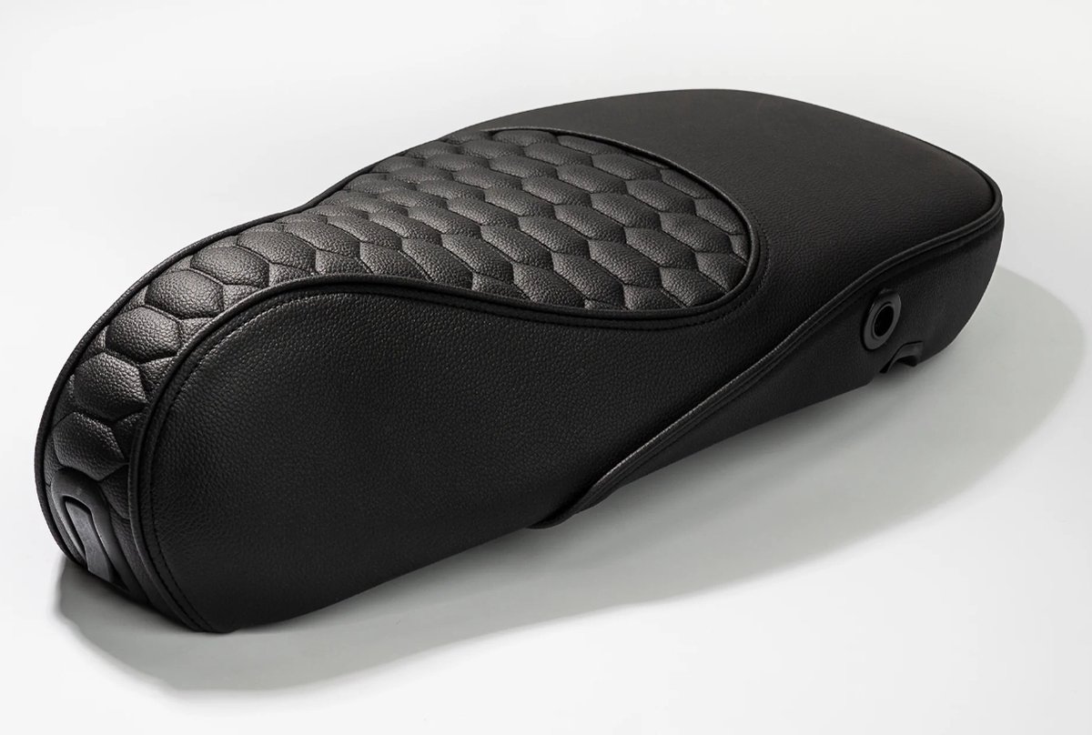 Vespa sprint zadel - scooterzadel - RS Robuust deluxe - Zwart - Pro ...