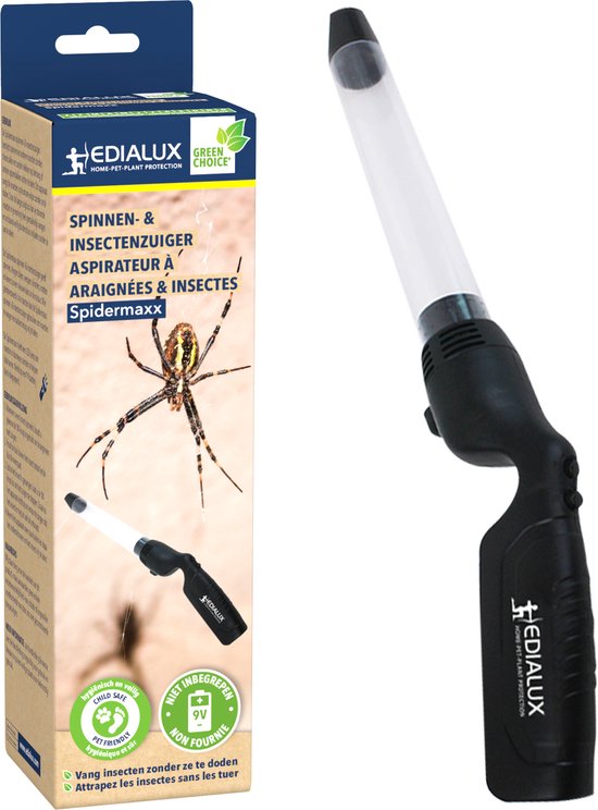 Edialux GreenChoice Spidermaxx Spinnen & Insectenzuiger | bol