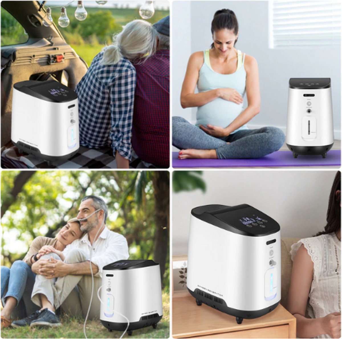 Varon© Draagbare Zuurstof Generator - 1-7 Liter Per Minuut ...