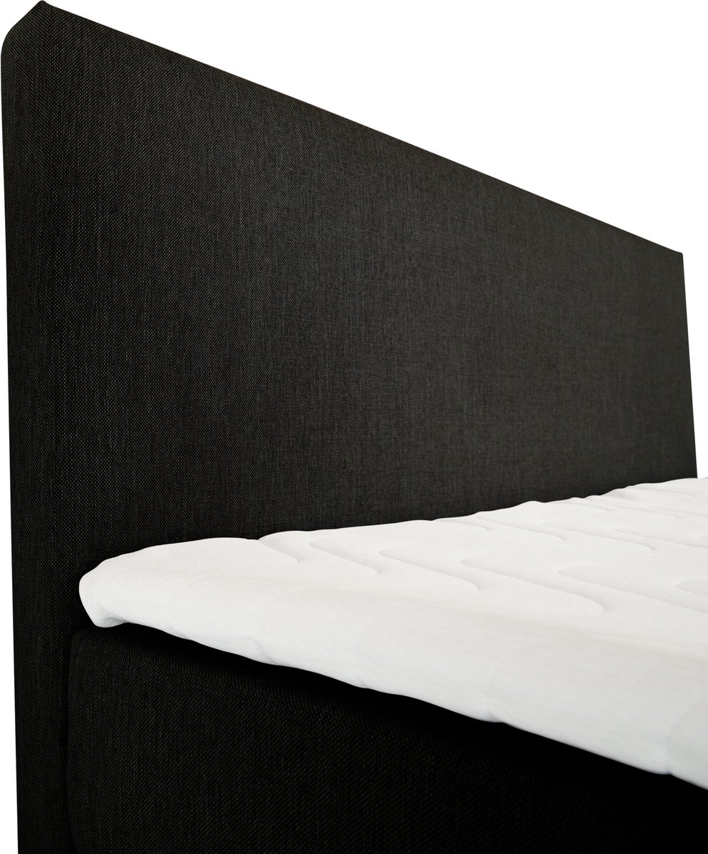 Boxspring Home - Complet - Ressort ensaché - Mousse froide HR - Zwart ...