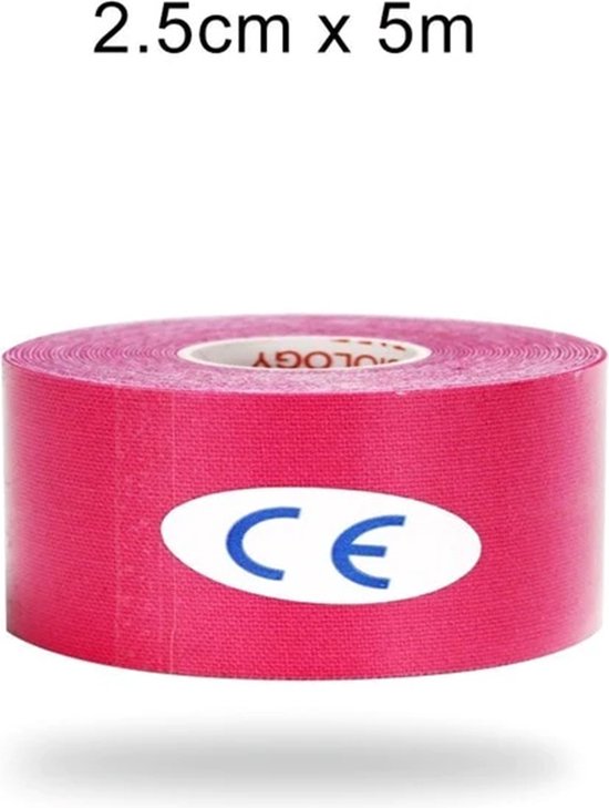 DW4Trading Kinesiotape Sporttape - Fysiotape - Waterproof - 2,5 cm x 5 ...
