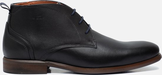 Van Lier Erasmo veterboots zwart Leer - Maat 42 | bol.com