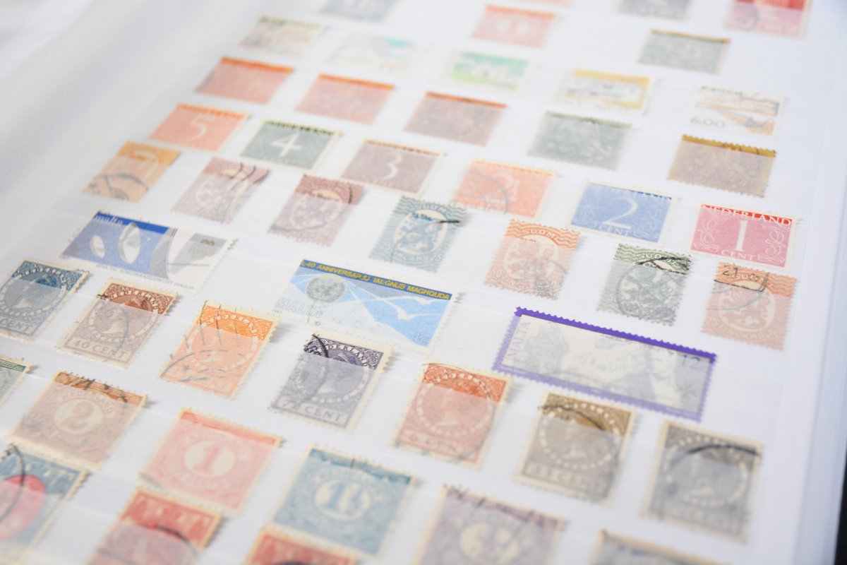 Lindner 1162S Postzegelalbum – Groen - groot formaat – 30/60 blz. witte ...