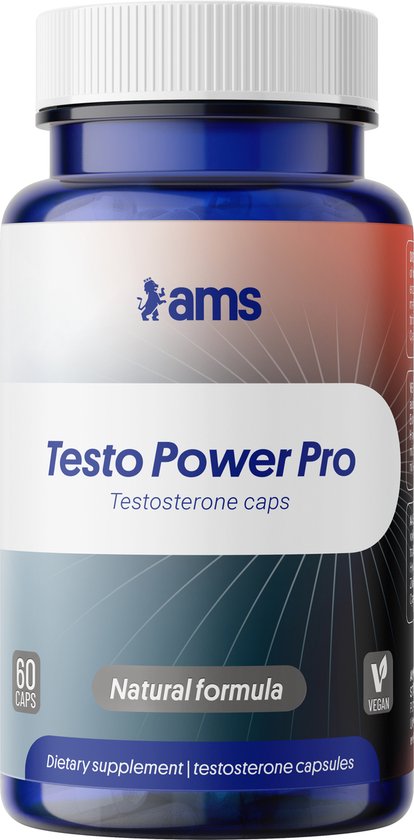 Testo Power Pro | Testosteron Booster | Bevordert Spiermassa, Kracht en ...