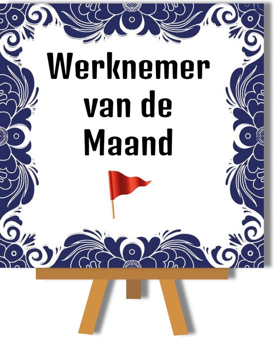 Spreukentegel - Werknemer van de maand | bol