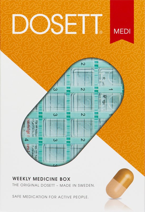 Dosett Medicator Dos Box - Medicijndoos voor 7 dagen - Pillendoosje | bol.
