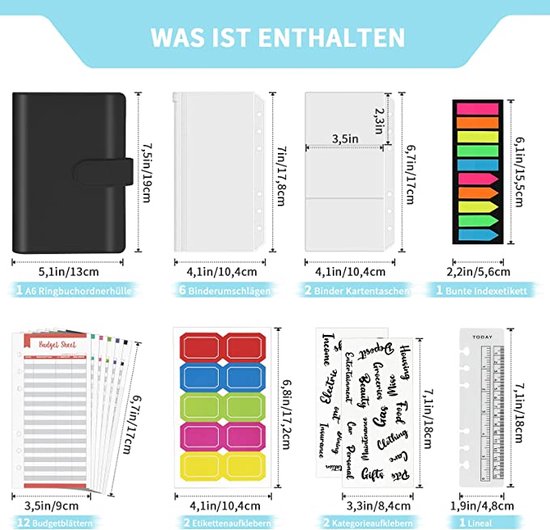 budgetplanner-geld-spaarboekje-uitgaven boekje- geldmap | bol.com
