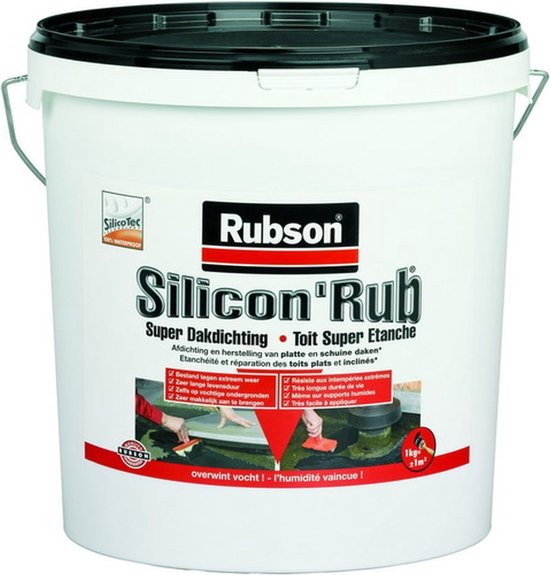 Rubson Silicon'Rub - Zwart 20Kg | bol