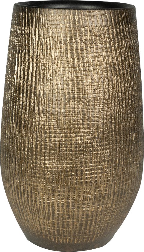 Ter Steege Bloempot Bruin-Goud D 18 cm H 30 cm | bol
