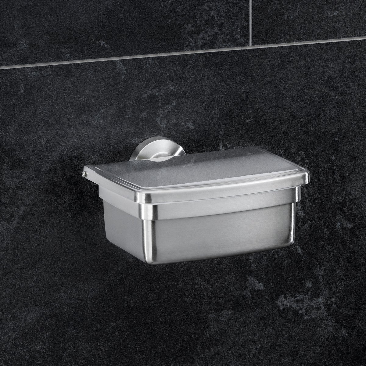 AMARE natte doekjes dispenser - RVS - Duurzaam - Gemakkelijk te ...