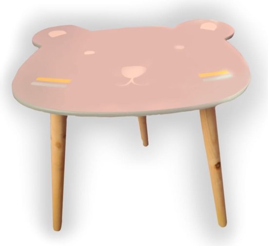 potimarron table teddy - tafel voor kinderen teddy - 51,5 x 42 x 45,5 ...