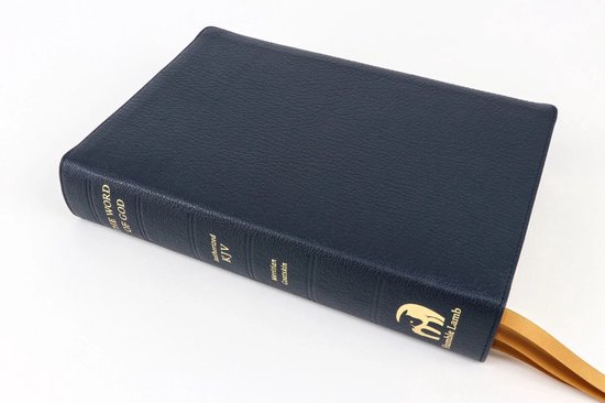 Humble Lamb Bible - KJV Lion Blue Leather Fine Binding - KJV Bijbel ...