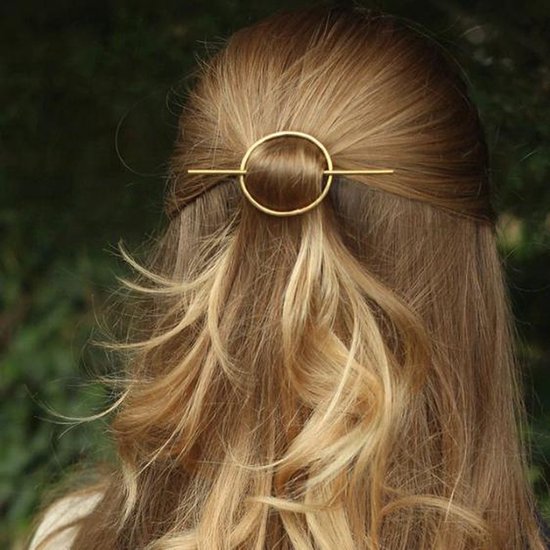 Knaak Haarspeld Rond - Goud - Minimalistische Haarsieraden | bol