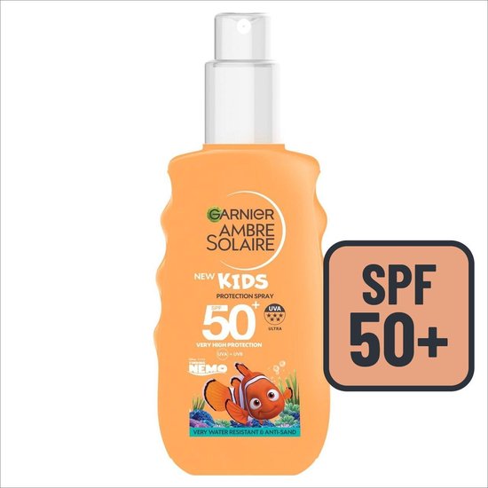 Garnier Ambre Solaire Kids Nemo SPF 50 Zonnebrand Spray - 150 ml | bol