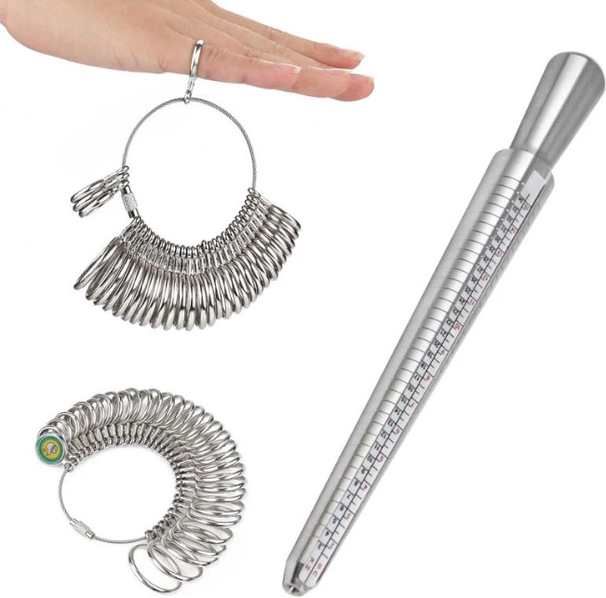 Ringmeter - Vinger Meter – Ring Opmeter - Ring Diameter – Ringmaat ...