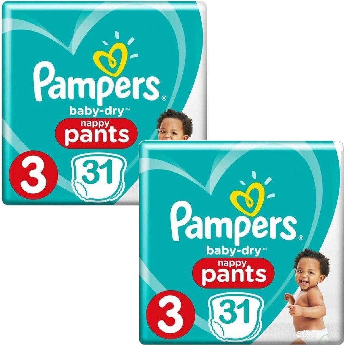 Pampers Baby Dry Pants - Maat 3 - 62 Luiers | bol.com