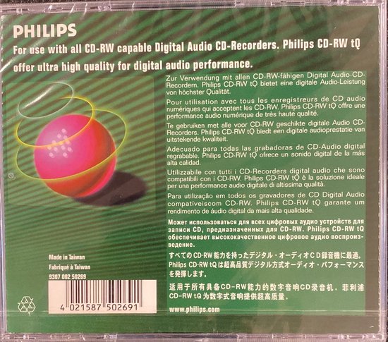 Philips CD-RW TQ Audio | bol.com