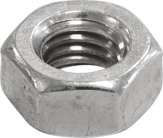 Zeskantmoer M8 - RVS (A2) - DIN934 - 500 stuks | bol.com