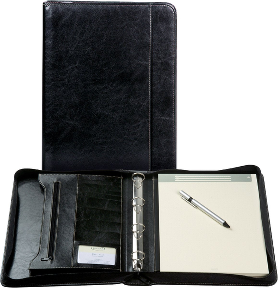 Schrijfmap A4 Brepols Palermo Zwart | bol