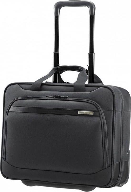 Samsonite aktetas - VECTURA ROLLING TOTE 17.3" (Handbagage) Zwart | bol.com