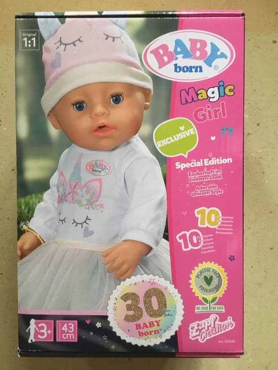 Baby Born Magic girl 30 jaar editie | bol