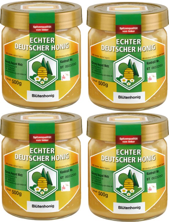 Echte Duitse honing - bloesemhoning van de imker in Neustadt in Hessen ...