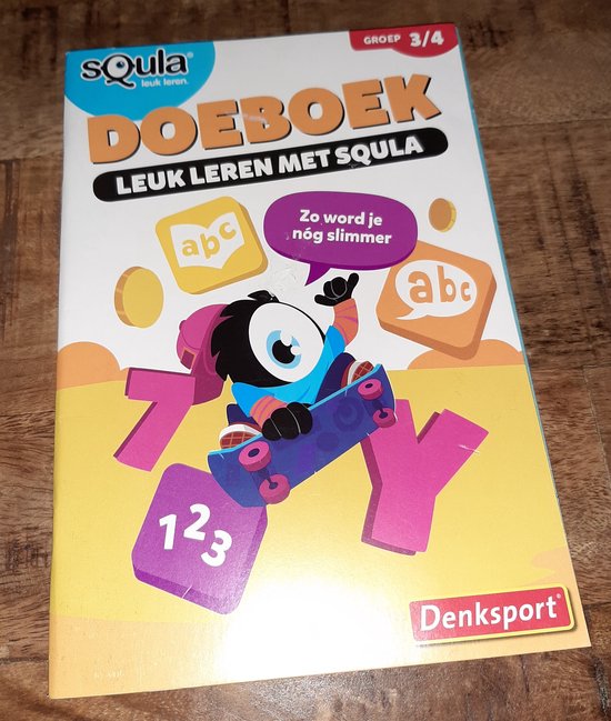 Squla Doeboek - groep 3/4 - leuk leren met squla - denksport - cijfers en letters -... | bol