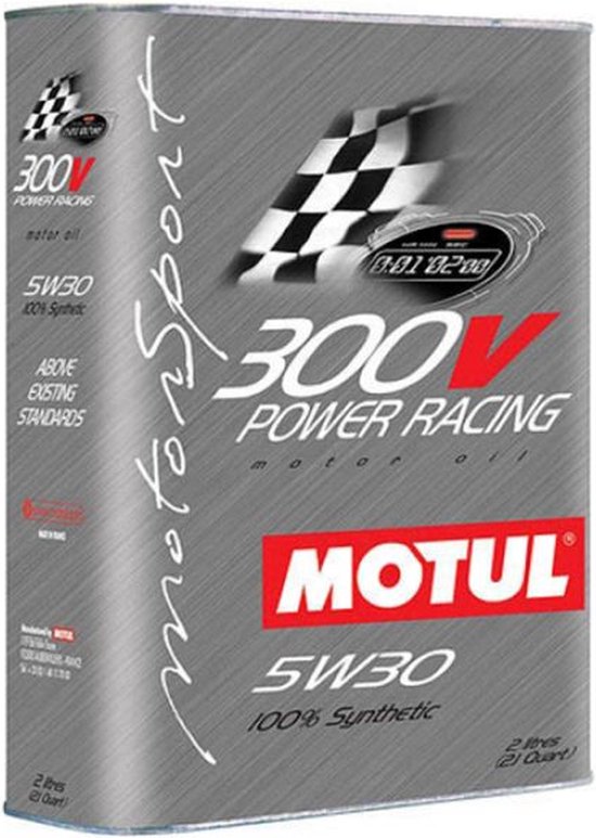 Motul Aanbieding: 2 X 300V Power Racing 5W30 2L | bol.com