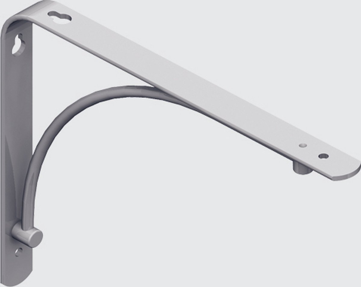 ELEMENT® deco plankdrager DANNI staal zwart gelakt 23x18cm (per ...