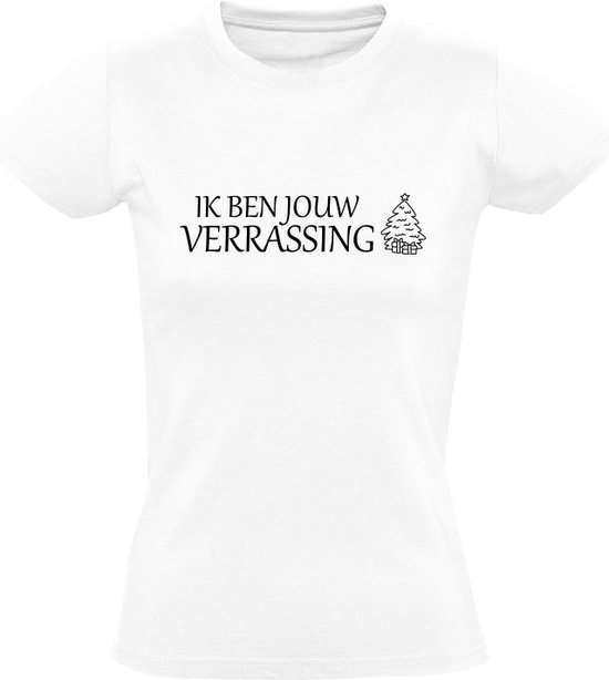 Ik ben jouw verrassing Dames T-shirt | Kerst | Kerstmis | Christmas ...