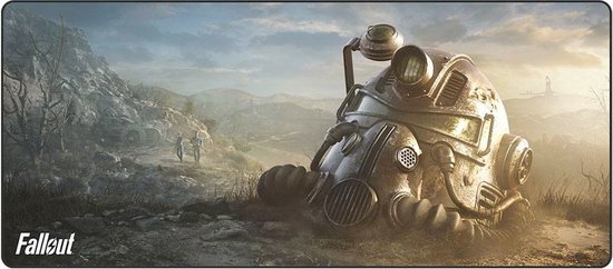 DEVplus Fallout Helmet Desk pad - Oversized Keyart - Multicolours | bol